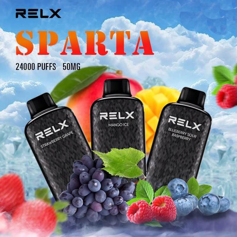 正品悦刻外贸斯巴达 Sparta 24000口，大容量混合果味， 智能显示屏一次性电子烟 经典口味 – 悦淘蒸汽