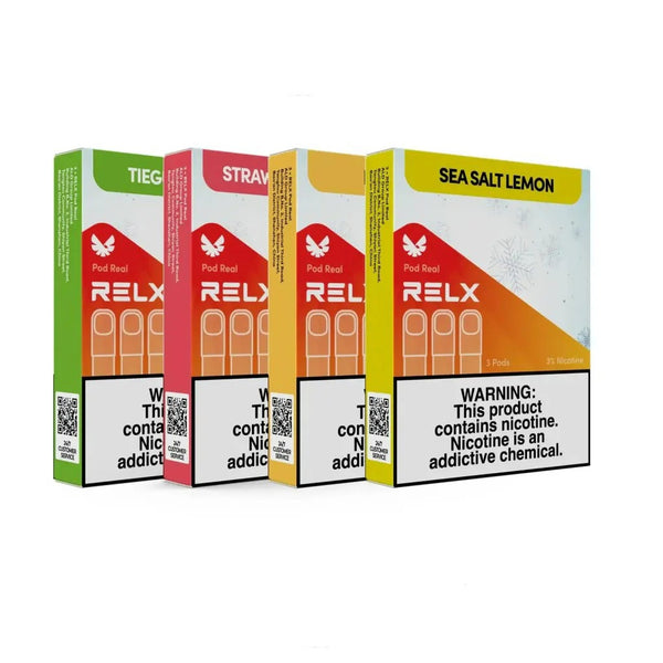 正品悦刻Relx五代外贸弹Pod Real - 三颗装 多口味可选 – 悦淘蒸汽